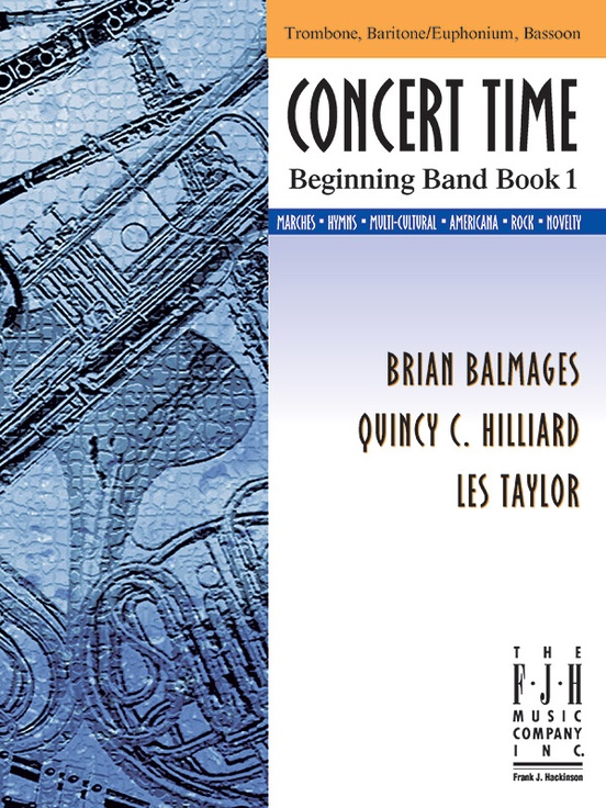 Concert Time Beginning Band Book 1 - Trombone/Baritone-Euphonium ...