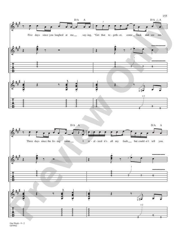 One Week: Guitar: Barenaked Ladies - Digital Sheet Music Download