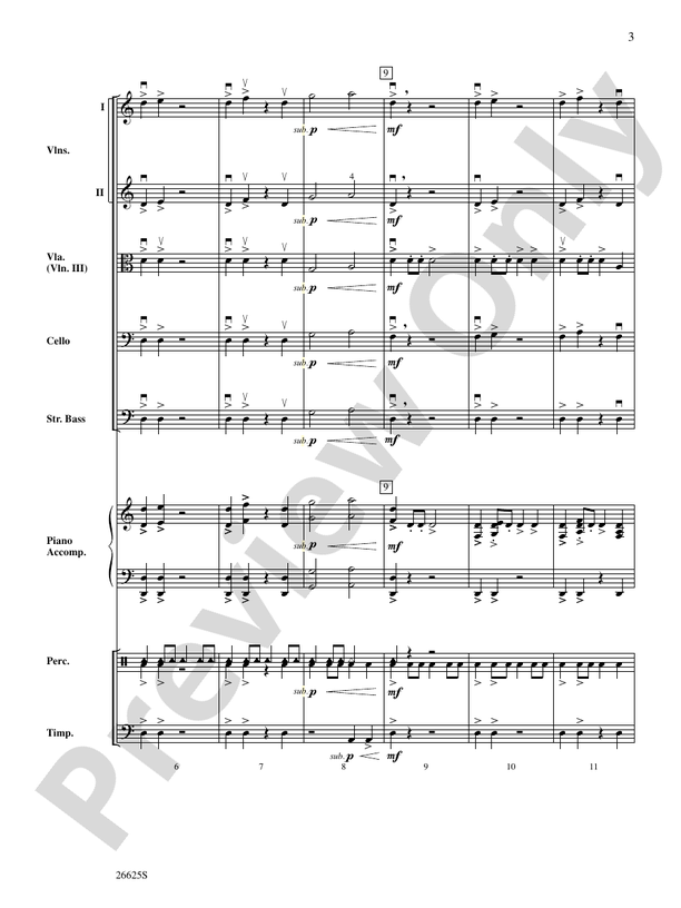 G-Force Five!: Score: String Orchestra Score - Digital Sheet Music Download