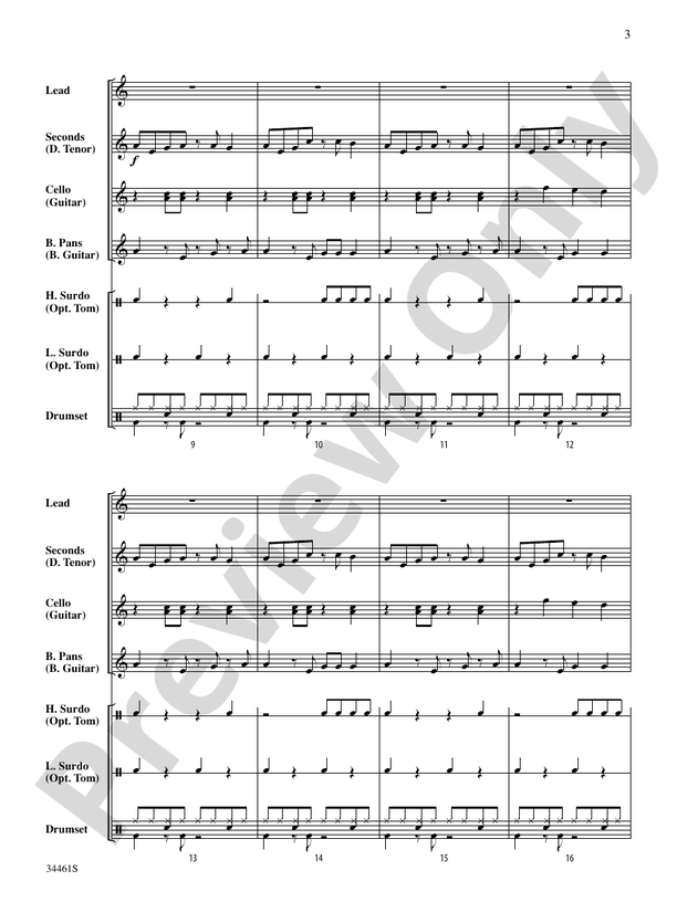 Bahia Street Beat: Steel Drum Conductor Score & Parts: Julie Hill ...