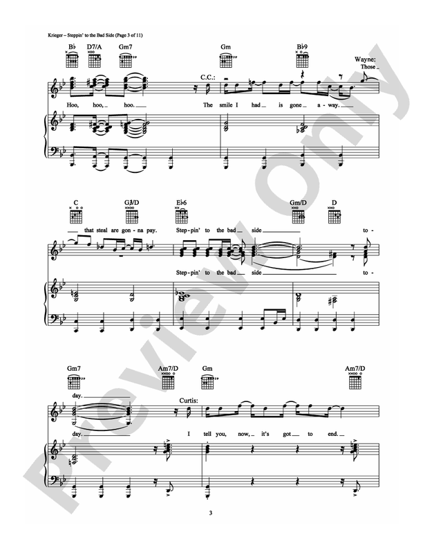 Steppin' to the Bad Side: Piano/Vocal/Chords: Henry Krieger - Digital ...