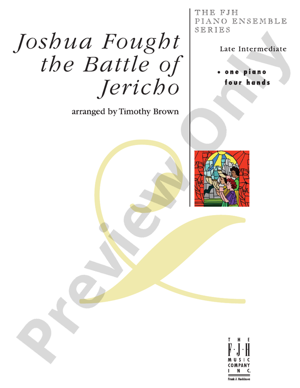 Joshua Fought The Battle of Jericho: Piano - Digital Sheet Music Download