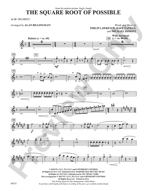 The Square Root of Possible: 1st B-flat Trumpet: 1st B-flat Trumpet ...