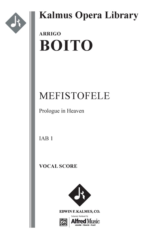 Mefistofele, IAB 1: Prologue in Heaven (complete): Serious Opera ...