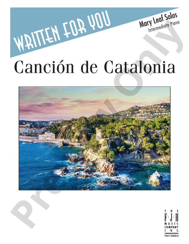 Canción de Catalonia: Piano: Mary Leaf - Digital Sheet Music Download