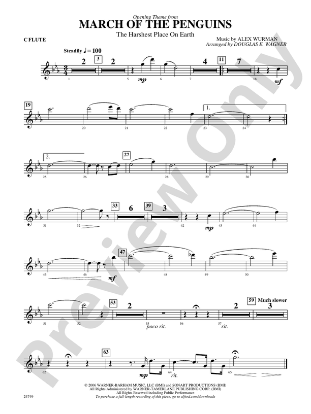 March of the Penguins, Opening Theme from (The Harshest Place on Earth ...