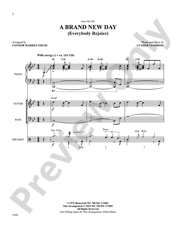 A Brand New Day: Choral SoundPax: Luther Vandross - Digital Sheet Music ...