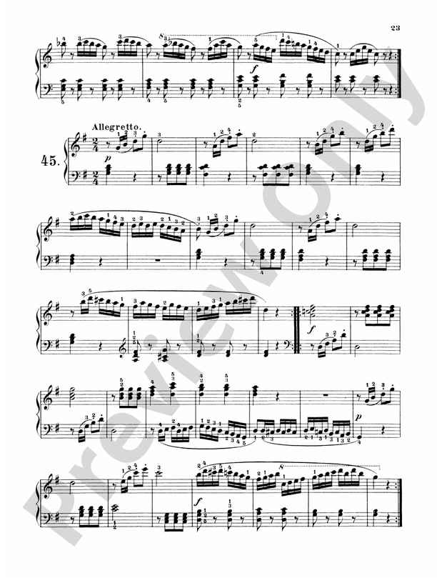 Czerny: Practical Method for Beginners, Op. 599: Rests Part - Digital Sheet Music Download