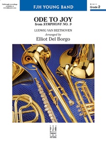 Ode to Joy: Concert Band Conductor Score & Parts: Ludwig van Beethoven ...