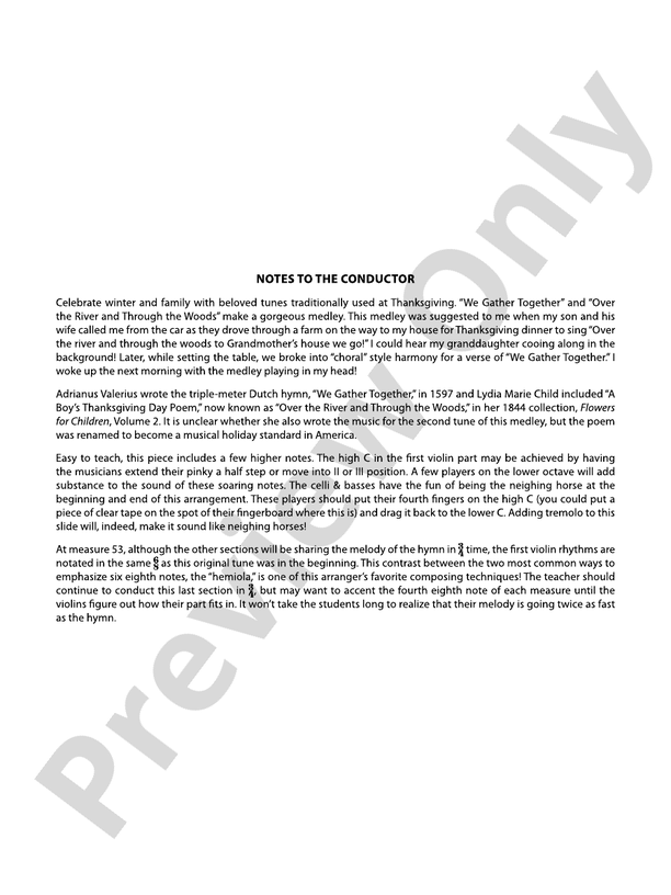 Winter Holiday Medley: Score: String Orchestra Score - Digital Sheet ...