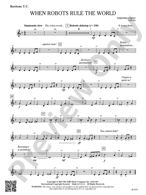 When Robots Rule the World: Baritone T.C.: Baritone T.C. Part: Timothy ...