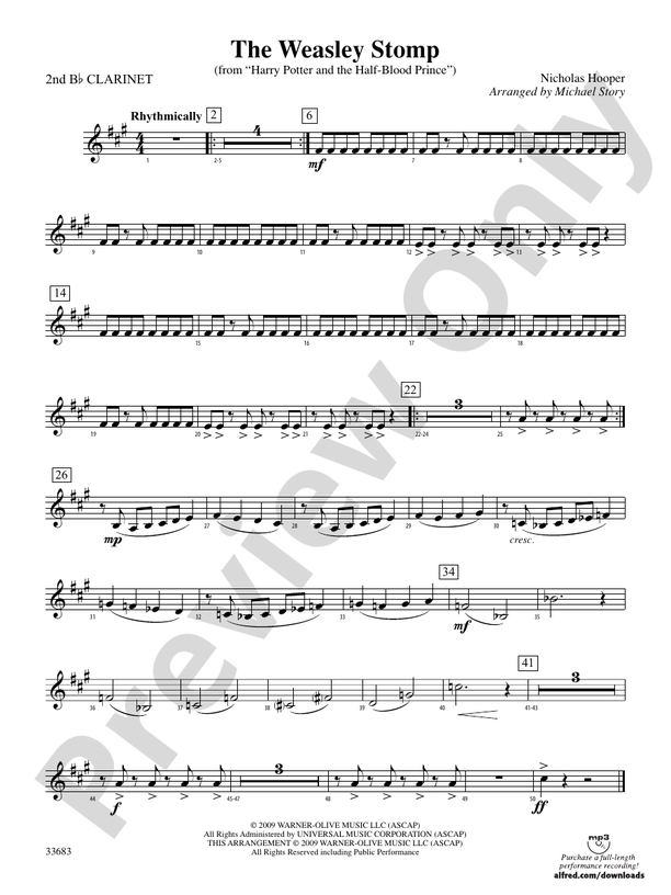 The Weasley Stomp (from Harry Potter and the Half-Blood Prince): 2nd B ...