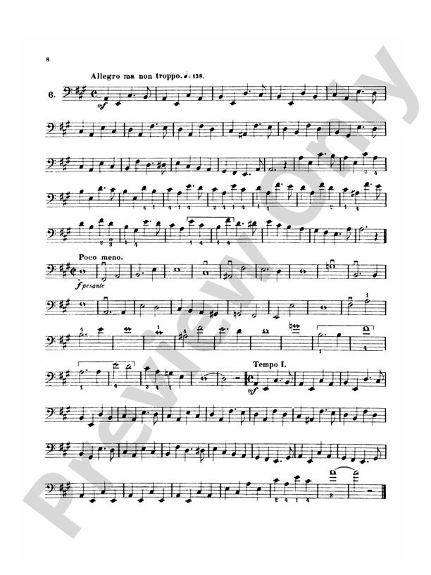 Simandl: Thirty Etudes for Double Bass: String Bass Book: Franz Simandl ...