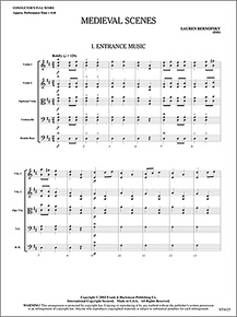 Medieval Scenes: String Orchestra Conductor Score: Lauren Bernofsky ...