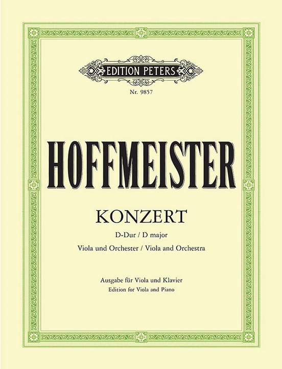 Viola Concerto in D (Edition for Viola and Piano): Book, Strings: Franz ...