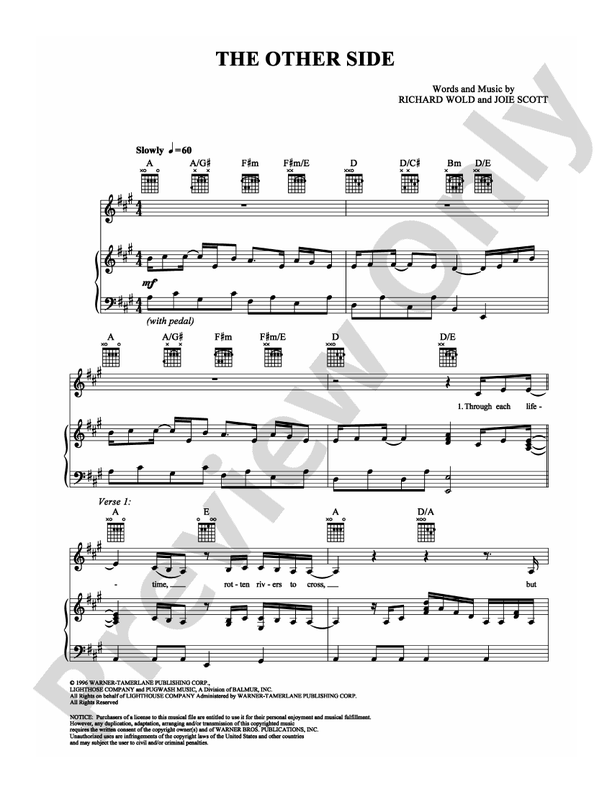 The Other Side: Piano/Vocal/Chords: Anne Murray - Digital Sheet Music ...
