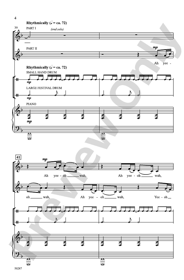 Cherokee Morning Song: 2-Part (Any Combination) Choral Octavo - Digital ...