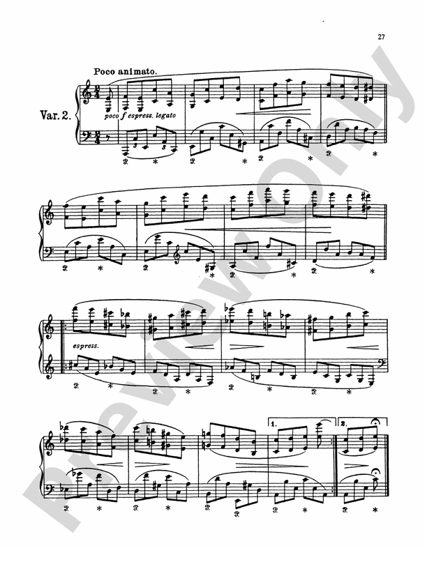 Brahms: Paganini Variations (Complete): Paganini Variation II, Op. 35 ...