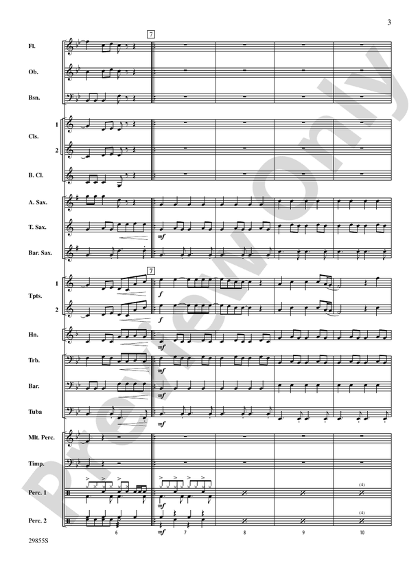 How Long: Concert Band Conductor Score & Parts: J. D. Souther - Digital ...