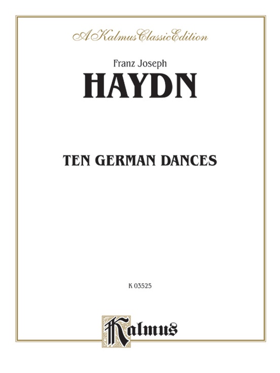 Haydn: Ten German Dances: German Dance IV Part - Digital Sheet Music ...
