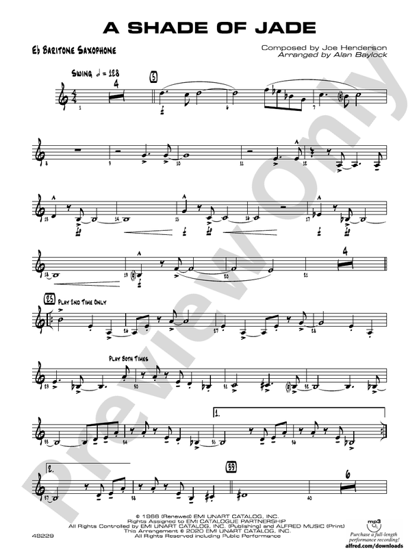 A Shade of Jade: E-flat Baritone Saxophone: E-flat Baritone Saxophone ...