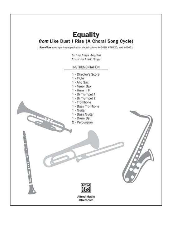Equality: B-flat Tenor Saxophone: B-flat Tenor Saxophone Part - Digital Sheet Music Download