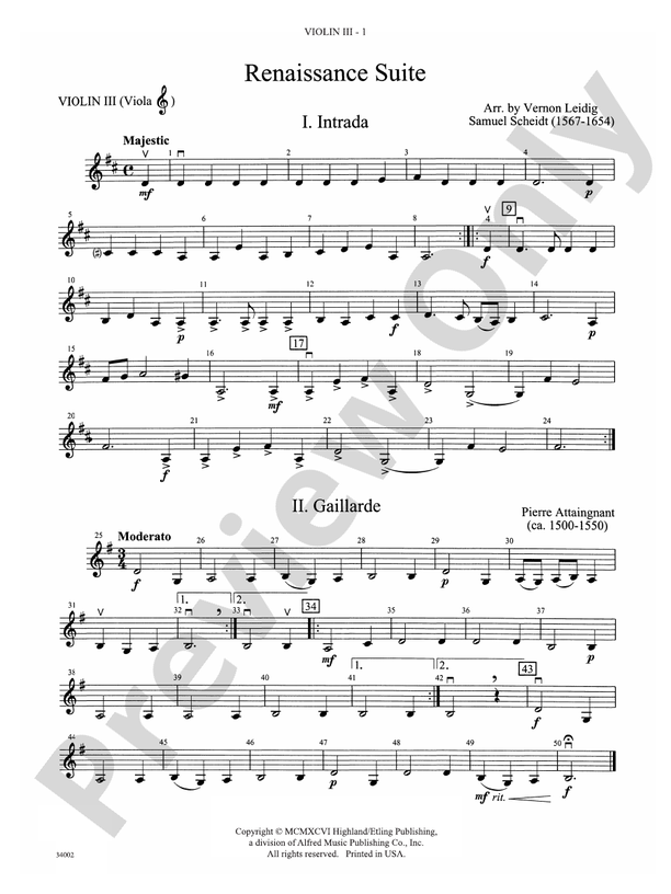 Classics for Contest: 3rd Violin (Viola [TC]): 3rd Violin (Viola [TC ...