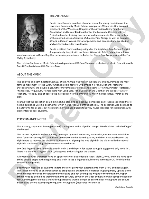 Royal March of the Lion: Score: String Orchestra Score - Digital Sheet ...