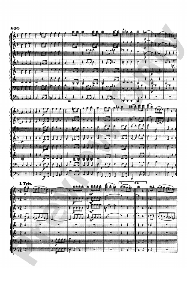 Schubert: Nonet and Two Octets: Minuet and Finale Part - Digital Sheet ...