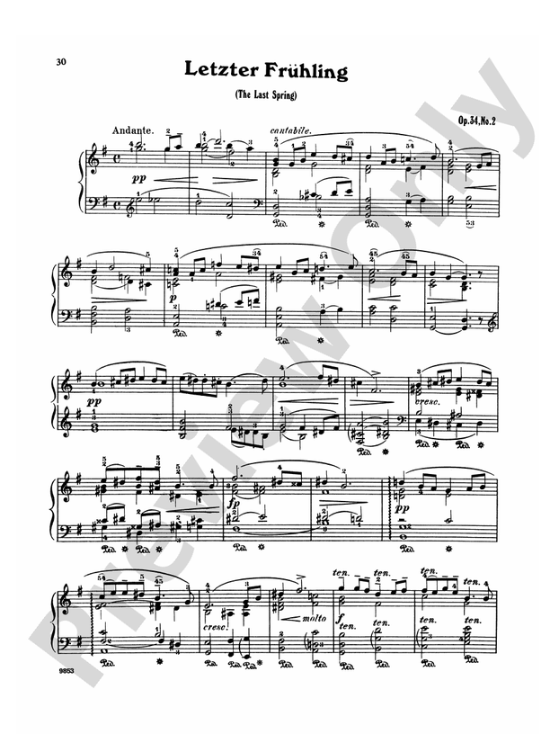 Grieg: Selected Compositions (Volume II): 11. The Last Spring Part ...