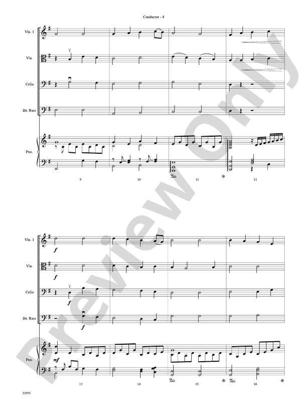 Around the World in One Concert: String Orchestra Conductor Score & Parts: Elena Roussanova ...