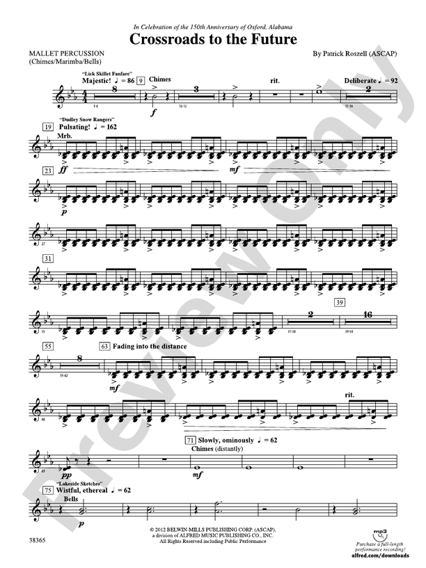 Crossroads to the Future: Mallets: Mallets Part - Digital Sheet Music ...
