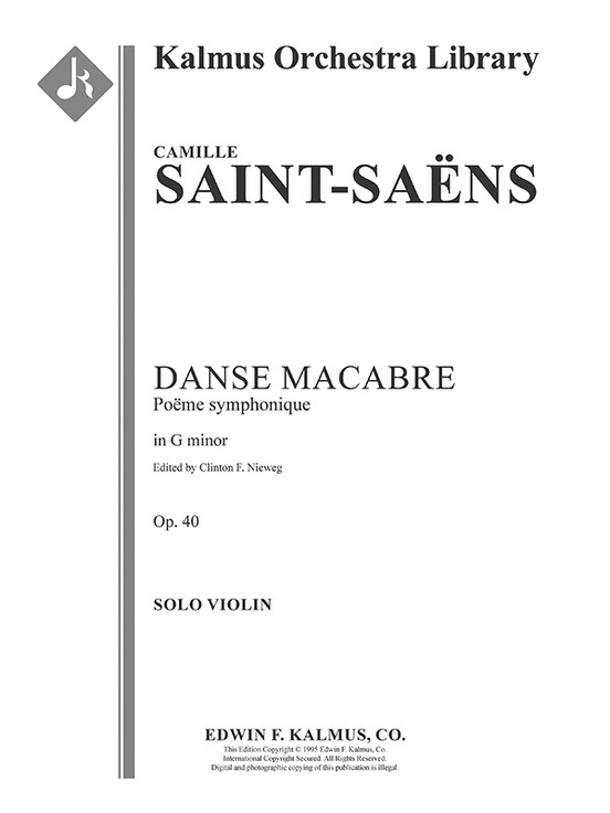 Danse Macabre, Op. 40: Full Orchestra, Solo Strings with Ensemble Solo ...