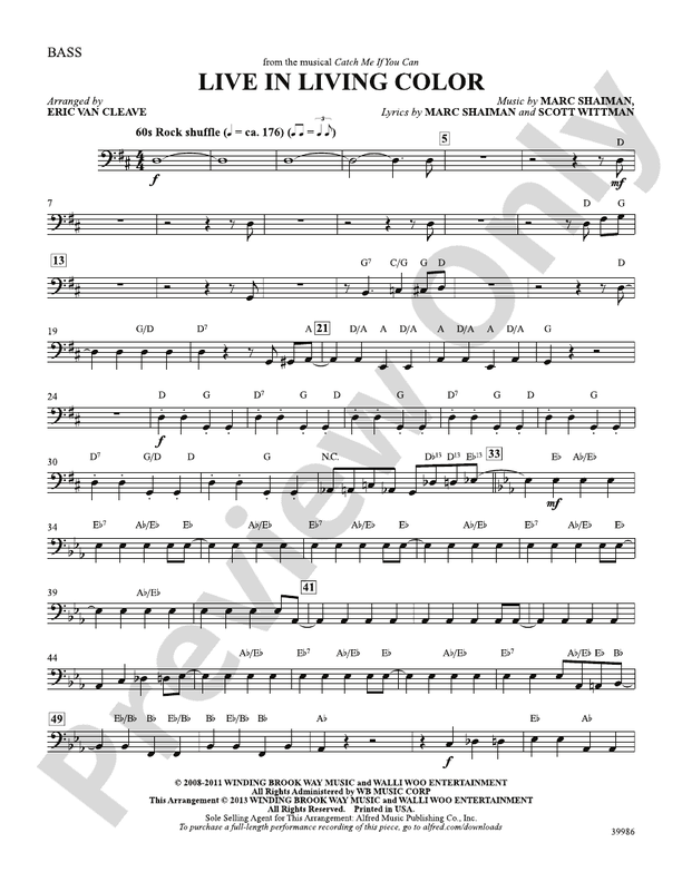 Live in Living Color (from the musical Catch Me If You Can): String ...