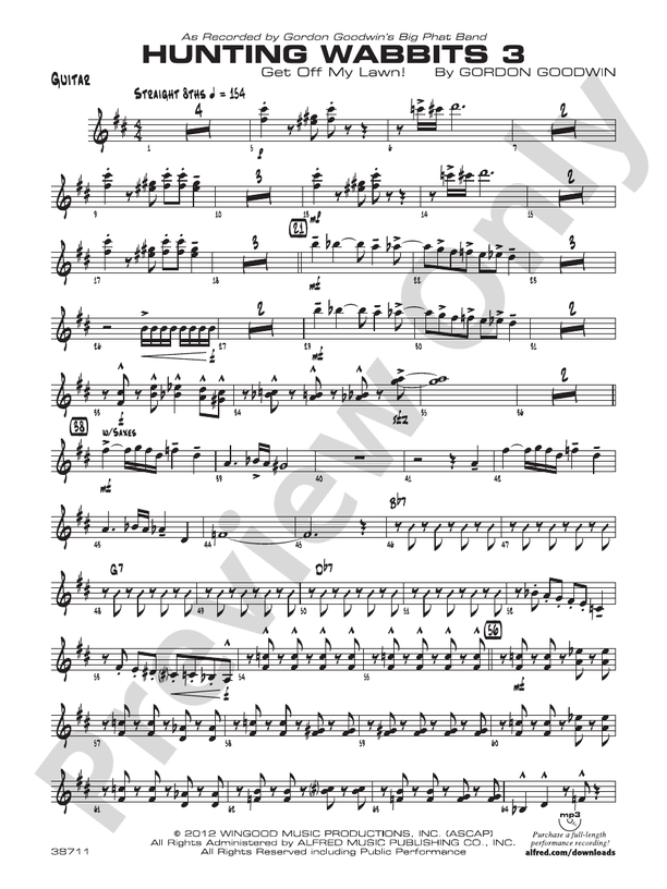Hunting Wabbits 3 (Get Off My Lawn): Guitar: Guitar Part - Digital ...