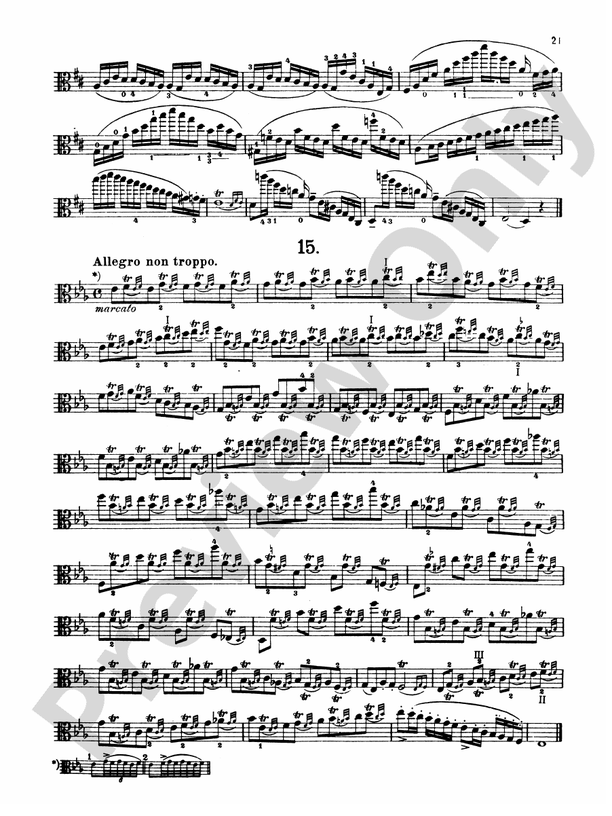 Kreutzer: Forty-two Studies: Study No. 15 Part - Digital Sheet Music ...