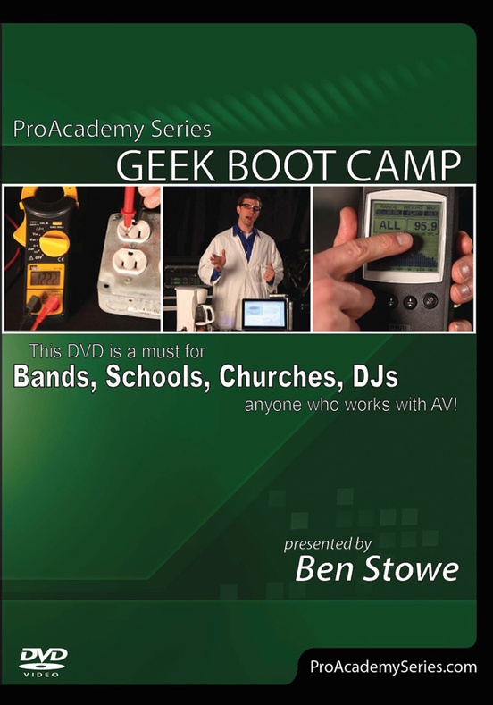 Pro Academy Series: Geek Boot Camp: Pro Audio DVD | Alfred Music