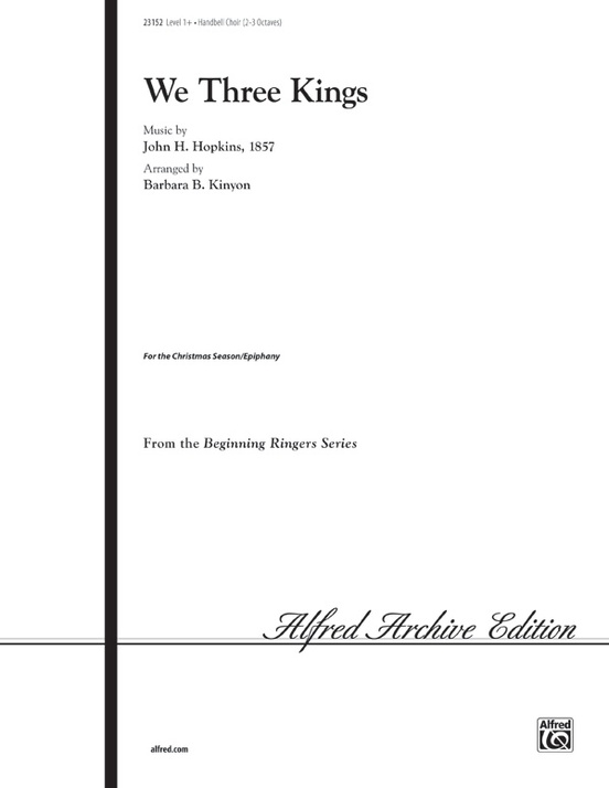 We Three Kings: Handbells 2-3 Octaves Sheet | Sheet Music