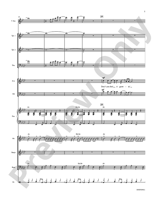Listen to the Music: Score: Choir Score: Tom Johnston - Digital Sheet ...