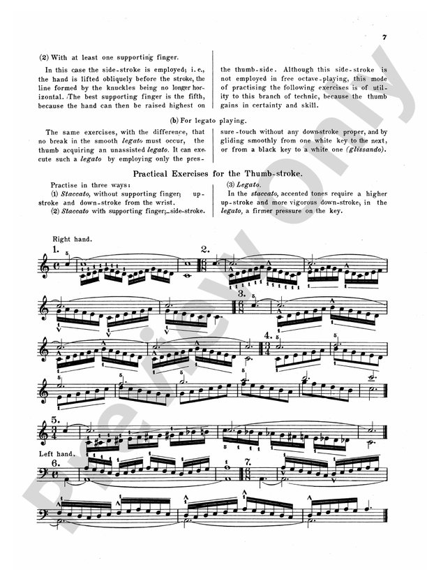 Kullak: School of Octave-Playing (Volume I): Section I, III. Training ...
