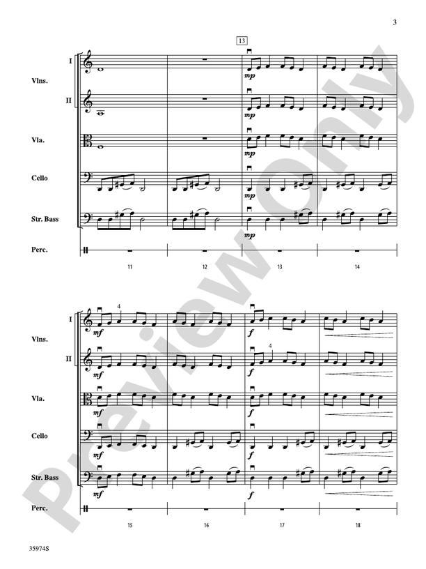 Bats 'n Bones: Score: String Orchestra Score - Digital Sheet Music Download