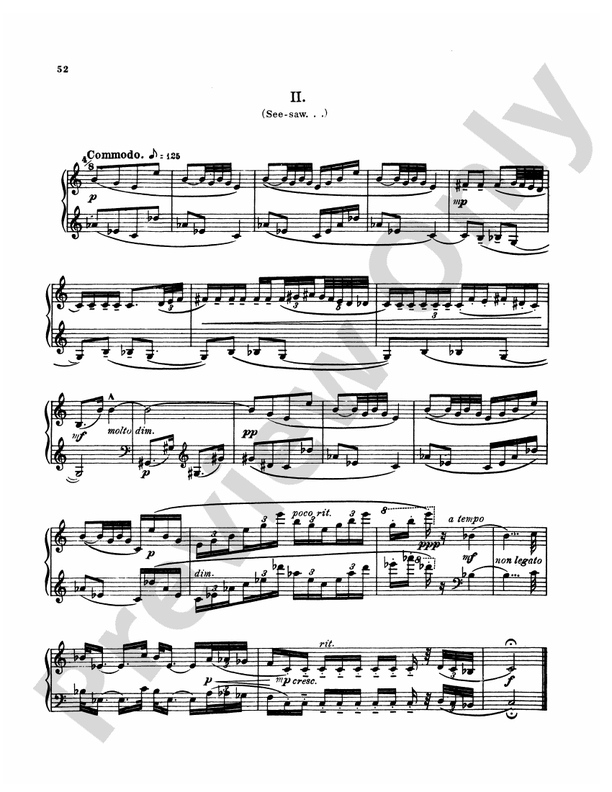 Bartók: Album for Piano: Sketches, Op. 9 Part - Digital Sheet Music ...