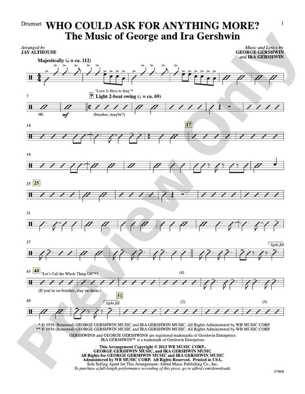 Who Could Ask for Anything More?: Drums: Drums Part - Digital Sheet ...
