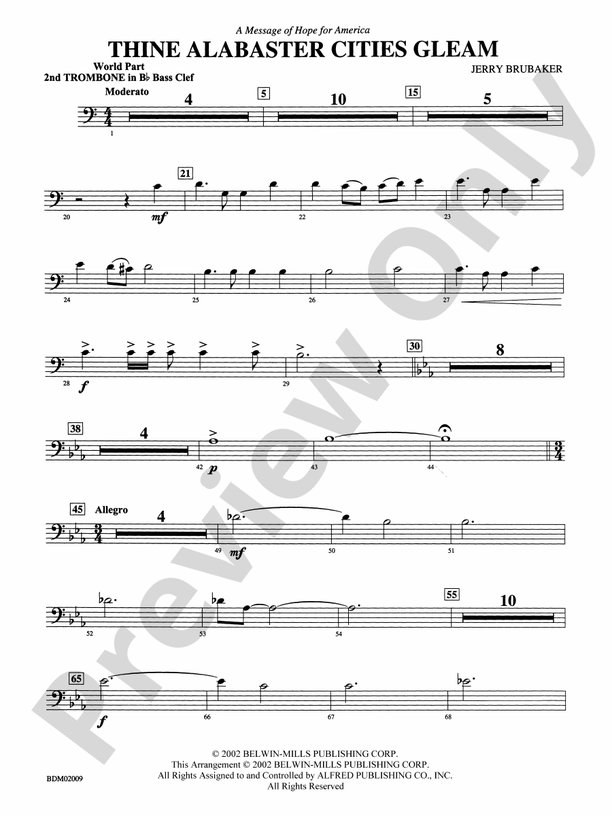 Thine Alabaster Cities Gleam (A Message of Hope for America): (wp) 2nd ...