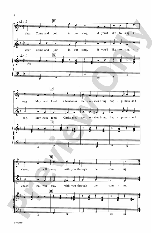 A-Caroling We Go: 2-Part Choral Octavo: Mary Donnelly - Digital Sheet ...