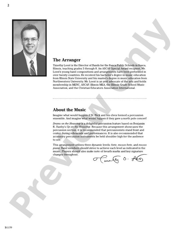 Drums on the Housetop: Score: : Benjamin R. Hanby - Digital Sheet Music ...