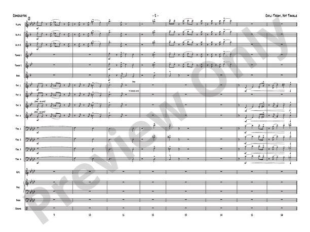Chili Today Hot Tamale Score Jazz Ensemble Score Digital Sheet Music Download