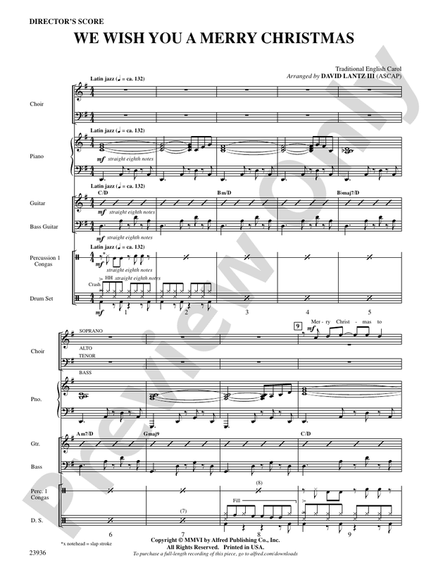 We Wish You A Merry Christmas: Choral SoundPax - Digital Sheet Music ...