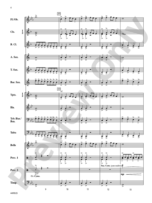 Stick Figures: Score: Concert Band Score - Digital Sheet Music Download