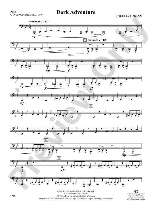 Dark Adventure: Part 5 - C Instruments (B.C. Low): Part 5 - C ...